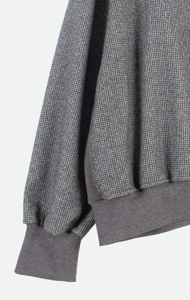 maple - 拼布圓領短身上衣 - 187367