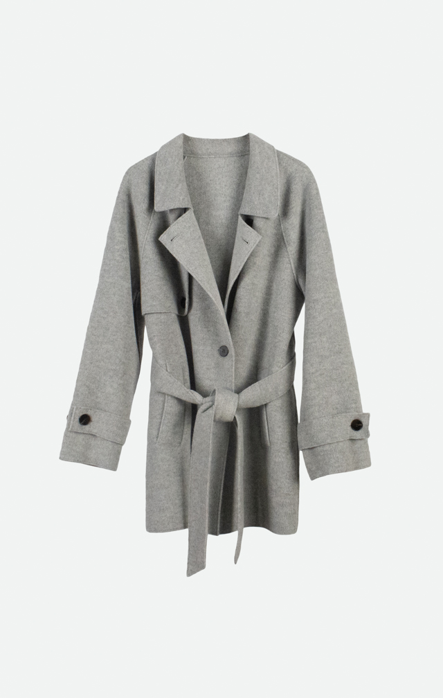 maple - 經典款短款大衣 - 189426