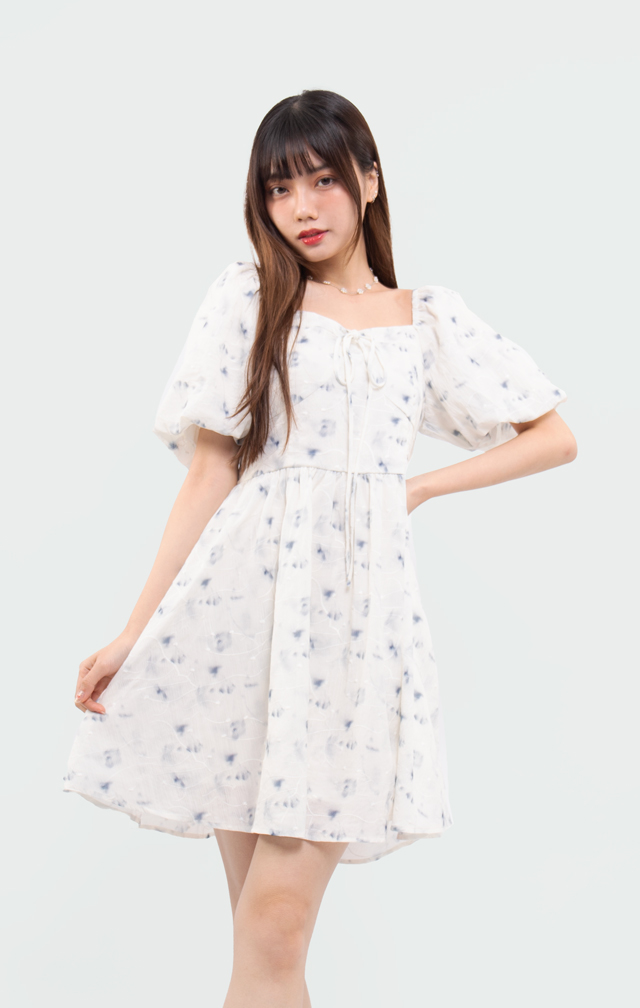 maple - 染墨連衣短裙 - 875577