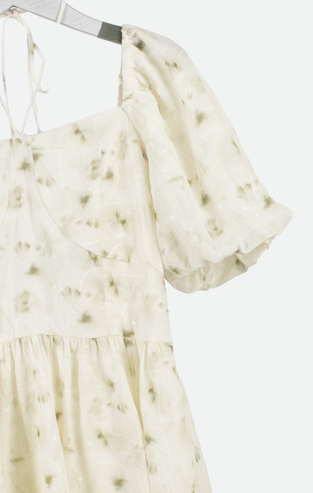 maple - 染墨連衣短裙 - 875577