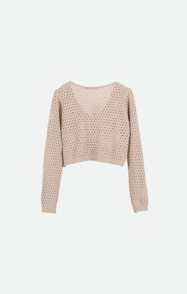 maple - 鏤空短外套 - 876642