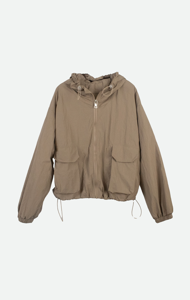 maple - 帶帽休閒風衣 - 877162